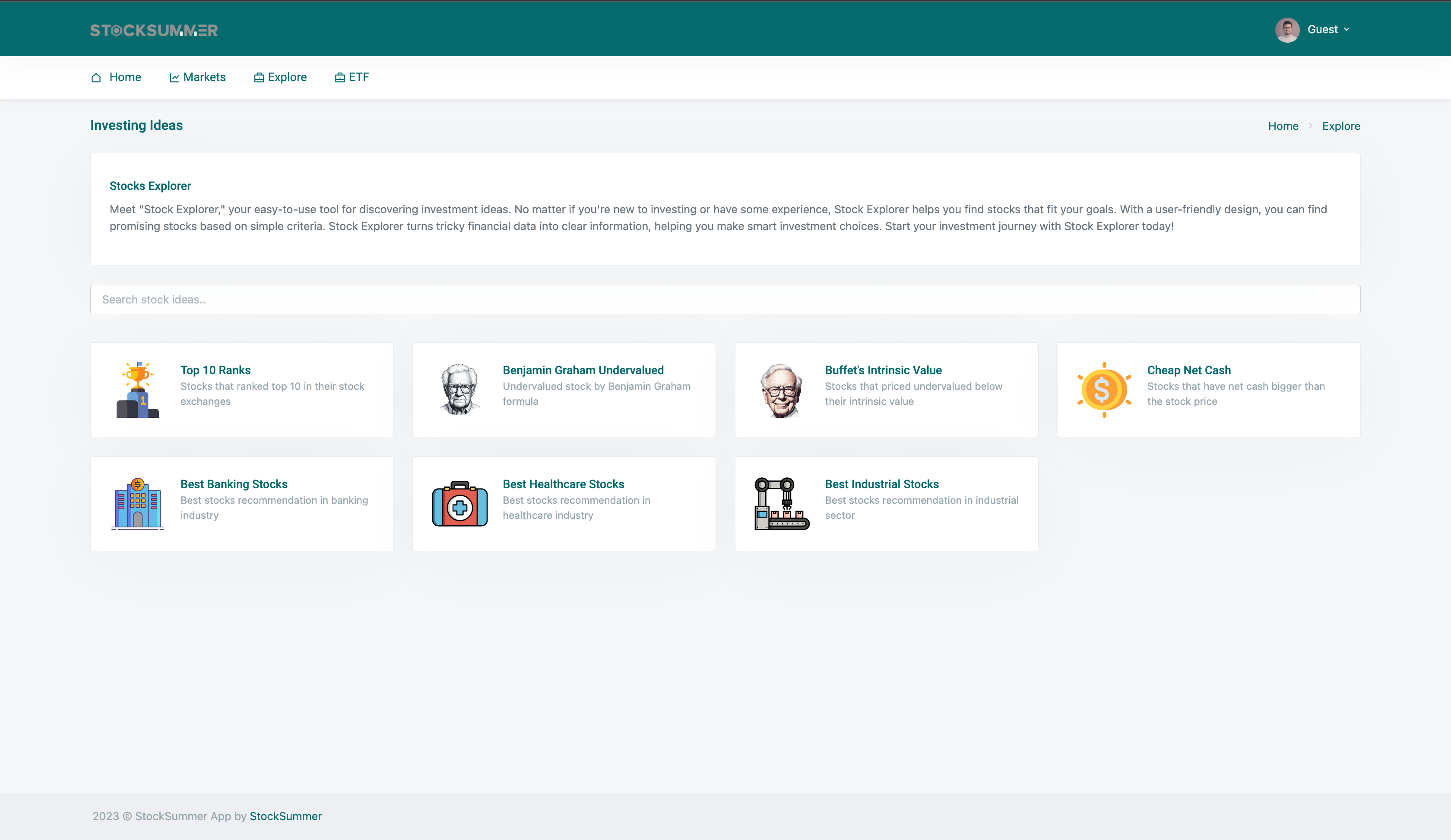 StockSummer - Stock Analysis For Smart Investors